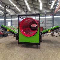 China Mobile Trommel Screen 60 Cubic Meters per Hour Sand Gravel Sorting Sieving Machine for sale