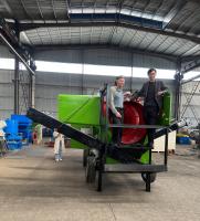 China Mobile Trommel Top Soil Screen Plant 1000x2200mm 30m3/h for Gravel Screening for sale