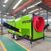 China Sinolion Mobile Trommel Screen MTS1230 1200mm Drum for Gravel Topsoil Screening for sale