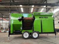 China Sinolion Mobile Trommel Screen MTS1230 1200mm Drum for Gravel Topsoil Screening for sale