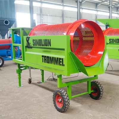 China Mobile Trommel Screen MTS0818 800mm Diameter 1800mm Length Top Soil Gravel Screening Plant for sale