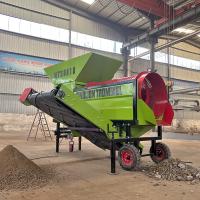 China Mobile Trommel Screen MTS0818 800mm Diameter 1800mm Length Top Soil Gravel Screening Plant for sale