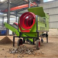 China Mobile Trommel Screen MTS0818 800mm Diameter 1800mm Length Top Soil Gravel Screening Plant for sale