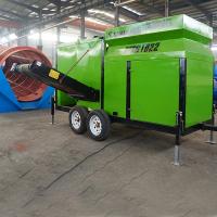China Rotary Trommel Screen 1000mm x 2200mm for Compost Topsoil Screening Up to 30 m3/h for sale