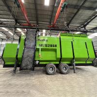China Mobile Topsoil Trommel Screen 6200 kg 1x2.2 m Drum Zhengzhou Sinolion Rock Screener for sale