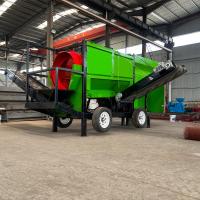 China Sinolion Mobile Trommel Screen MTS1022 1m Diameter 2.2m Length for Compost Topsoil Screening for sale