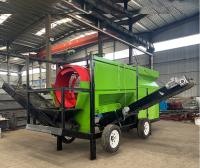 China Sinolion Mobile Trommel Screen MTS1022 1m Diameter 2.2m Length for Compost Topsoil Screening for sale