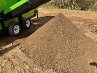 China Mobile Trommel Screen 800mm Diameter Compost Sifter with Cleaning Brush System for sale