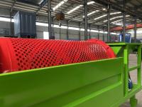 China Mobile Trommel Screen 800mm Drum Diameter Compost Sifter for Building Material Shops for sale