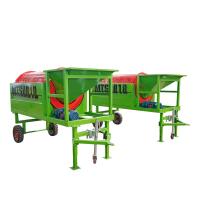 China Mobile Topsoil Trommel Screen MTS0818 800mm Diameter 15m3h Capacity Gravel Sifter for sale