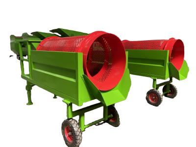 China Mobile Trommel Soil Screener MTS0818 800mm Drum Diameter 15m3h Capacity for Rock Screening for sale