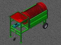 China Mini Sand Trommel Screen Machine for Circular Construction Works and Topsoil Screens for sale