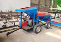 China Placer Gold Trommel Screen 50-100tph Rotary Drum Washing Machinery for Alluvial Mining for sale