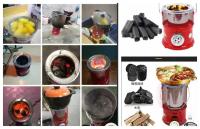 China Hexagonal BBQ Charcoal Briquettes 0.8kg for Small Home Furnace Grill for sale
