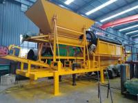 China High-Capacity Gold Washing Plant Trommel Screen 50-200TPH with Conveyor Belt for sale