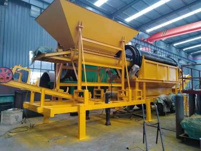 China High-Capacity Gold Washing Plant Trommel Screen 50-200TPH with Conveyor Belt for sale