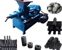 China hexagonal shape BBQ coal/charcoal briquette make extruder machine for sale for sale