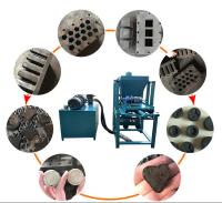 China 2020 High quality hydraulic press coconut shell shisha hookah charcoal making machine for sale