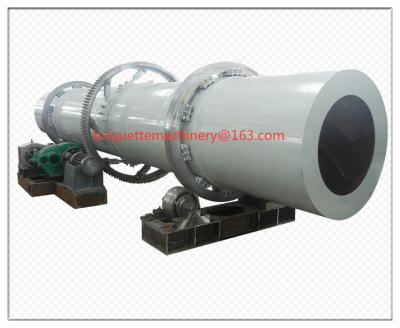 China Industrial Single Rotary Drum Dryer 70-80% Thermal Efficiency 10-300s Drying Period for sale