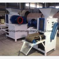 China Oval Shaped Briquettes Double Roller Press Briquette Making Machine 56-63 HRC for sale