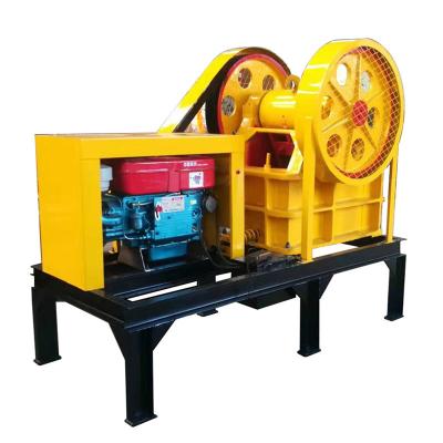 China CE Mobile Jaw Crusher PE-150x250 Gold Mining Equipment 125mm Feed 1-3tph Capacity for sale
