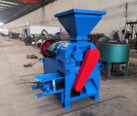 China Small model 290 roller press charcoal powder briquette machine for sale