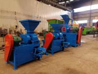China Small model 290 roller press charcoal powder briquette machine for sale
