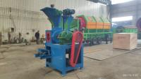 China Coal Charcoal Dust Double Roller Press Briquetting Machine 1-3tph 65Mn Roller for sale