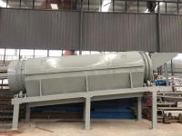 China Municipal solid waste full enclosed garbage cycling plant rotary trommel screen for sale