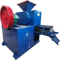 China Industrial Steel Slag Powder Double Roll Press Briquette Machine 10-30 tph for sale