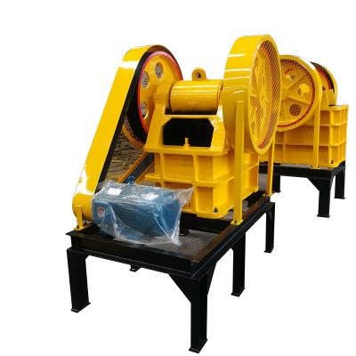 China PE150x250 Jaw Crusher Mining Rock Crushing Machine 125mm Feed 1-3m3/h Capacity ISO SGS for sale