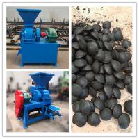 China Twin roller charcoal coal briquette machine ball oval shape briquettes making machine for sale
