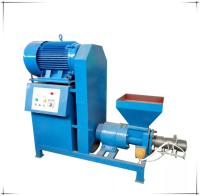 China Rice Husk Peanut Shell Corn Cob Charcoal Screw Briquette Machine for sale