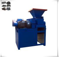 China Coal charcoal slime twin roller ball shape press briquette making machine for sale