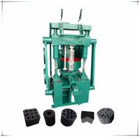China Hexagonal Charcoal Coal Briquette Press Machine 140mm 7.5kw for BBQ Honeycomb Briquettes for sale