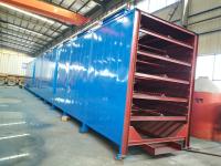 China Industrial Mesh Belt Briquette Dryer 20m 40m 3 Layers Coal Charcoal Drying Machine for sale