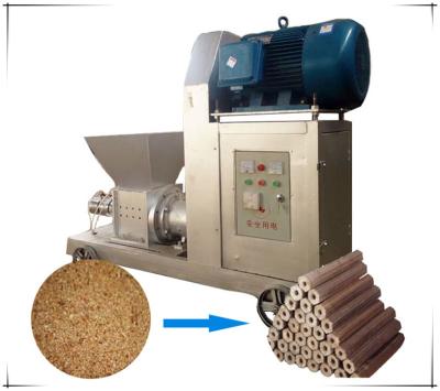 China Small Rice Husk Briquette Machine 3-5mm Raw Material Size Agro Waste Briquette Making Machine for sale