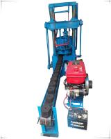 China Diesel Honeycomb Briquette Making Machine 140mm 7.5kw Coal Charcoal Press for sale