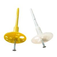 China PE/PP Hammer In Plastic Insulation Anchors With Heat And Weather Resistance For House Walls for sale