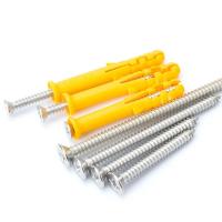 China Nylon Plastic Expansion Anchors Weather and Corrosion Resistant Red / Yellow Options for sale