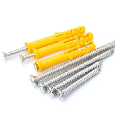 China Nylon Plastic Expansion Anchors Weather and Corrosion Resistant Red / Yellow Options for sale