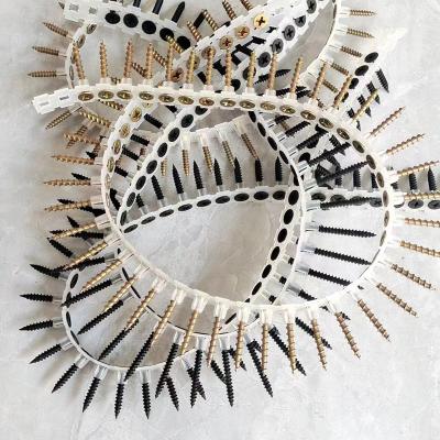 China Strength Phosphated Bugle Head Chain Belt Fasteners for Standard Drywall Screw Guns for sale
