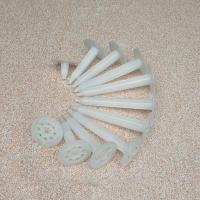 China Spiral HDPE Flat Head Anchor Insulation Nail For Wall Insulation Fixing Anchors for sale