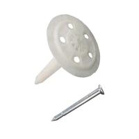 China 25-250(Mm) White HDPE Spiral Shank Plastic Anchors For Rigid Foam Fixing for sale