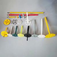 China White Plastic Anchors For Rigid Foam Hammer In Heat Resistant Various Lengths For Construction for sale