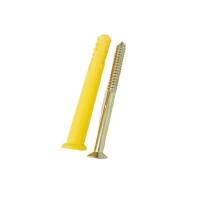 China Load Capacity Expanding Screws Plastic Anchor With Mating Screw Nail Length 30mm-300mm Customized Color for sale
