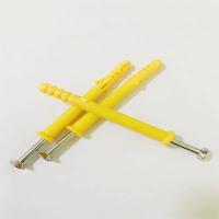 China PE / PP / Nylon 30mm-300mm Mating Plastic Plug Screw Anchors For Securing Objects To Walls Or Ceilings for sale