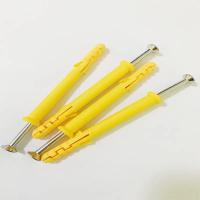 China PE / PP / Nylon 30mm-300mm Mating Plastic Plug Screw Anchors For Securing Objects To Walls Or Ceilings for sale