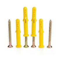 China Concrete Brick Nylon Expansion Anchor Weather Resistant Red / Yellow For Wall or Ceiling Objects for sale