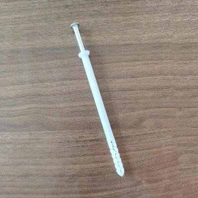China Red And Yellow Nylon Expanding Plastic Anchor Screws For Wall And Ceiling Mounting for sale